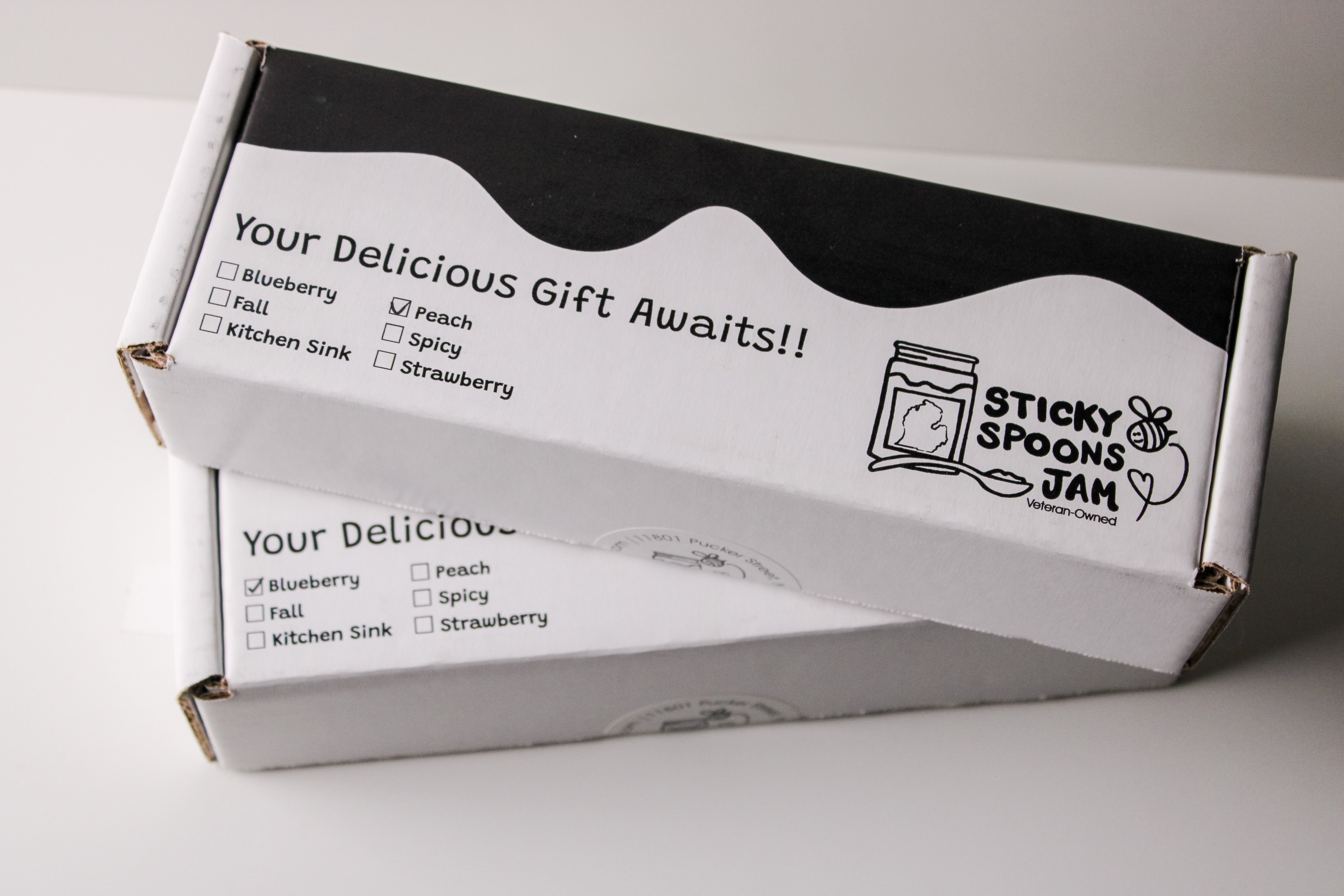 Strawberry 3-Pack Gift Box – Sticky Spoons Jam