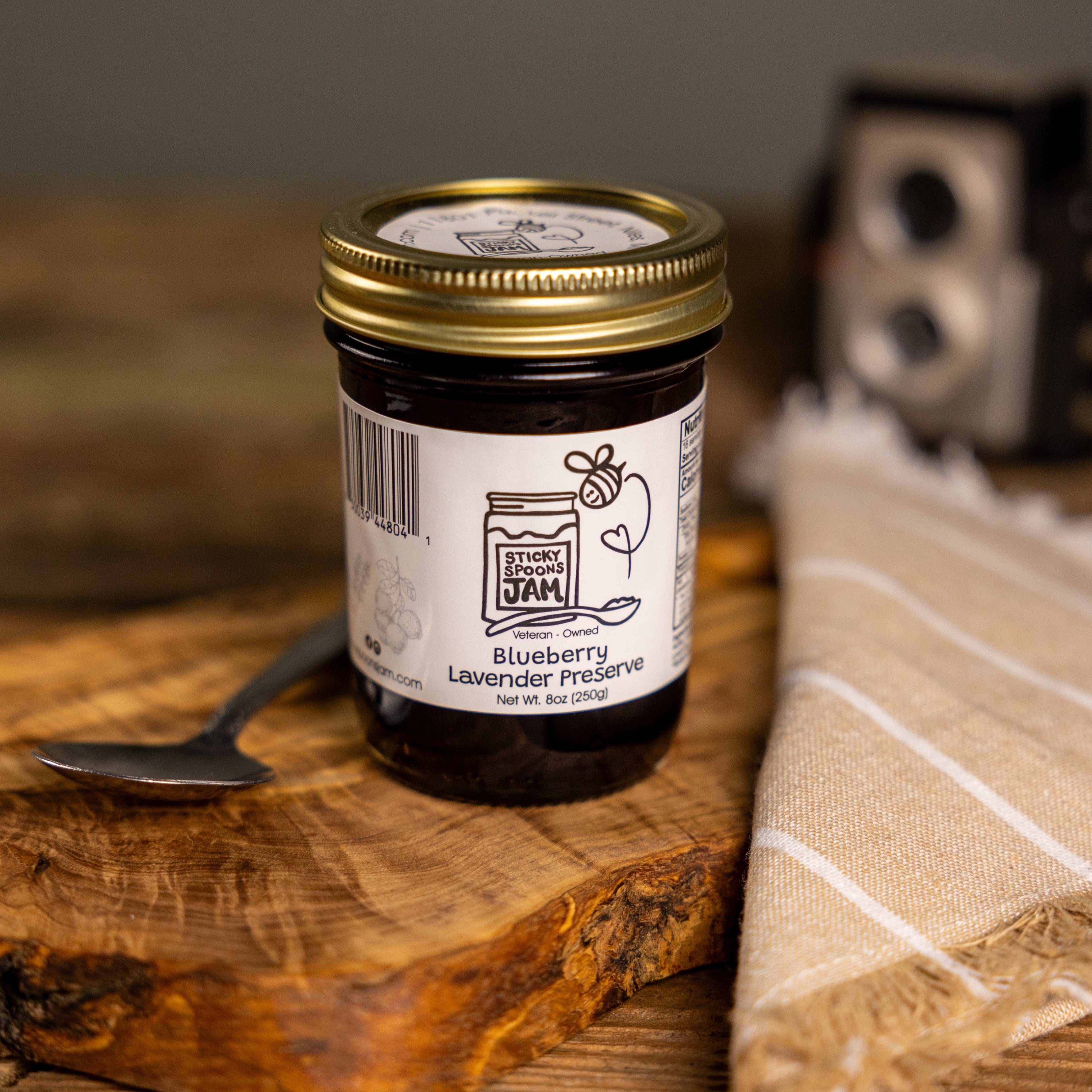 Blueberry Lavender Preserve - 8oz – Sticky Spoons Jam